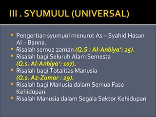 KARAKTERISTIK ISLAM | PPT