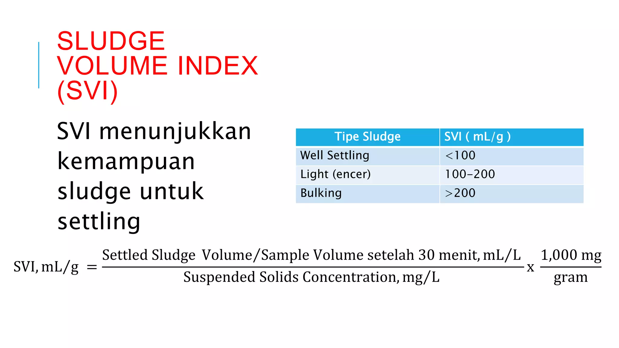 Karakteristik activated sludge | PPTX