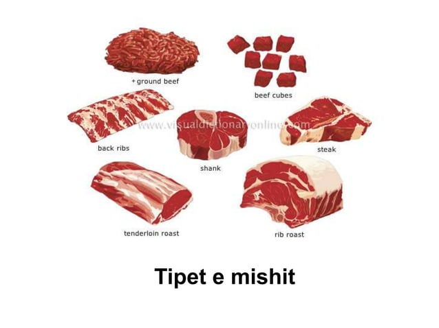 Karakteristikat e mishit tek kafshet e ndryshme shpresa devaja | PPT