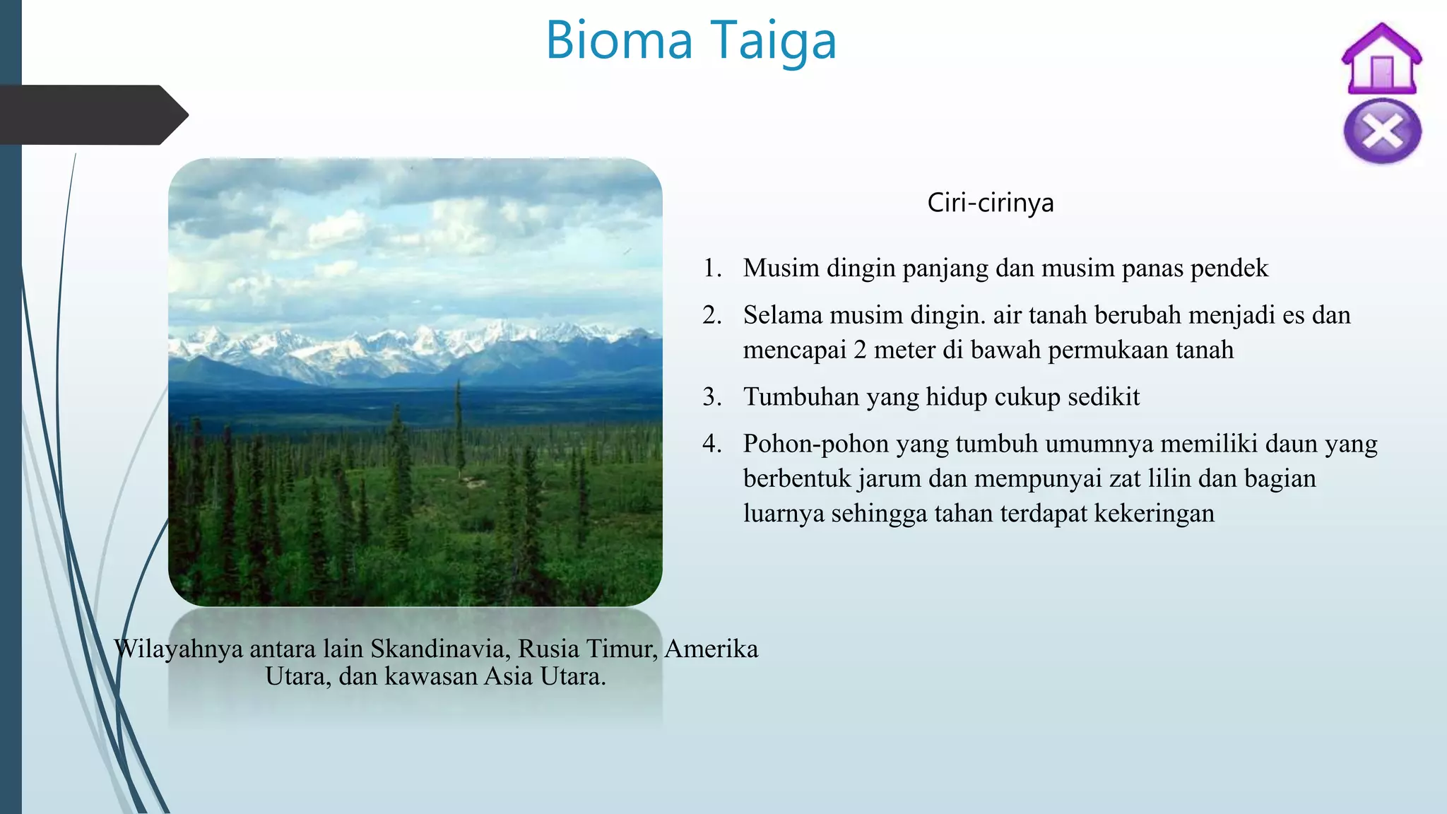 Karakteristik bioma di dunia | PPTX