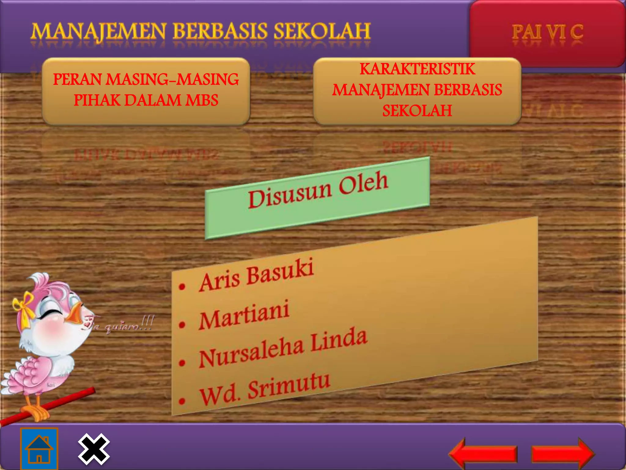 Karakteristik dan peran dalam mbs | PPTX