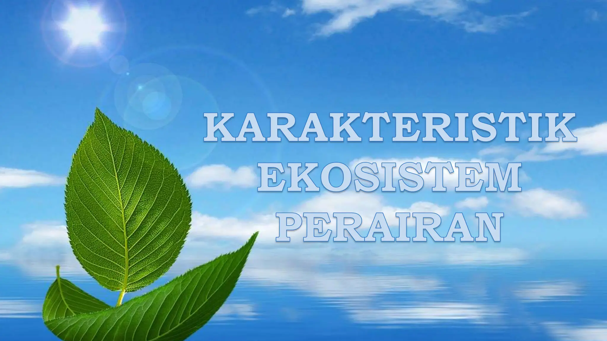 KARAKTERISTIK EKOSISTEM PERAIRAN KELOMPOK 2B.pptx