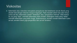 Karakteristik Fluida dan Pompa.pptx