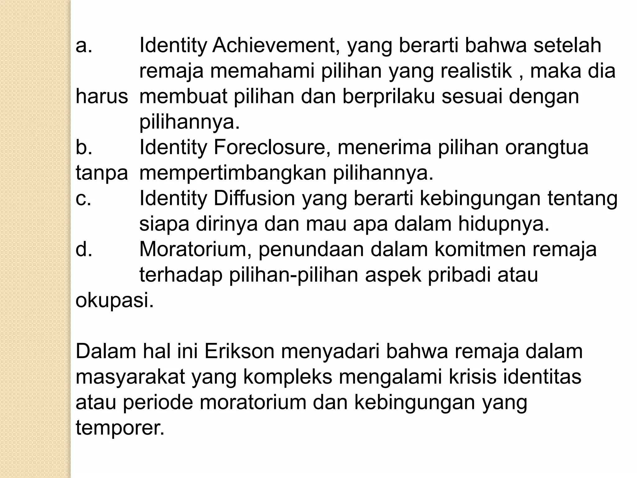 Karakteristik perkembangan remaja | PPTX