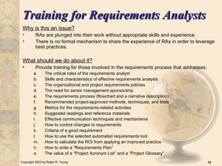 requirement analysis characteristics | PPT | Business | Business and ...