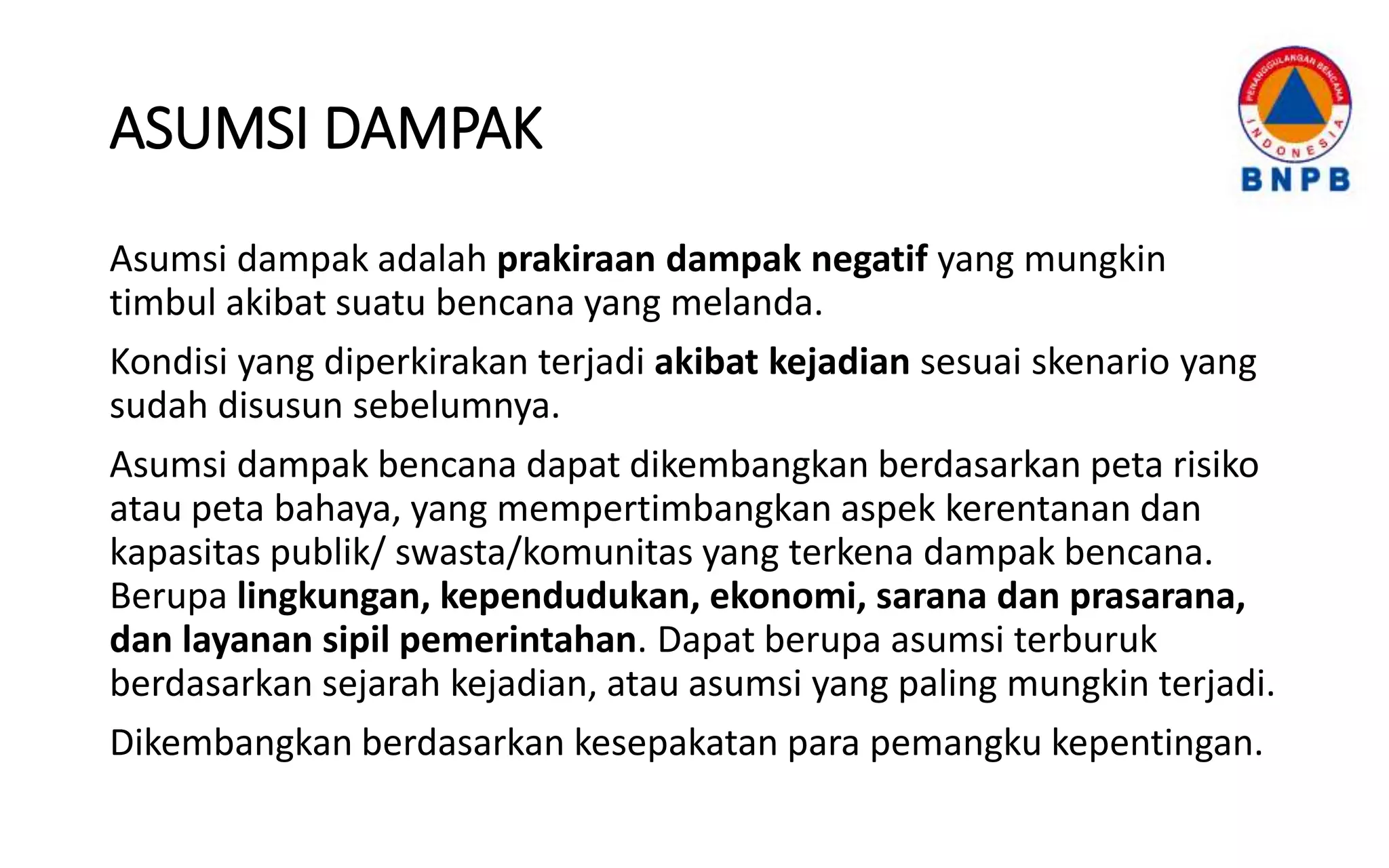 Karakteristik_Skenario_Asumsi Dampak.ppt