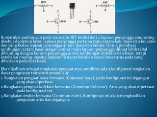 Karakteristik transistor | PPTX