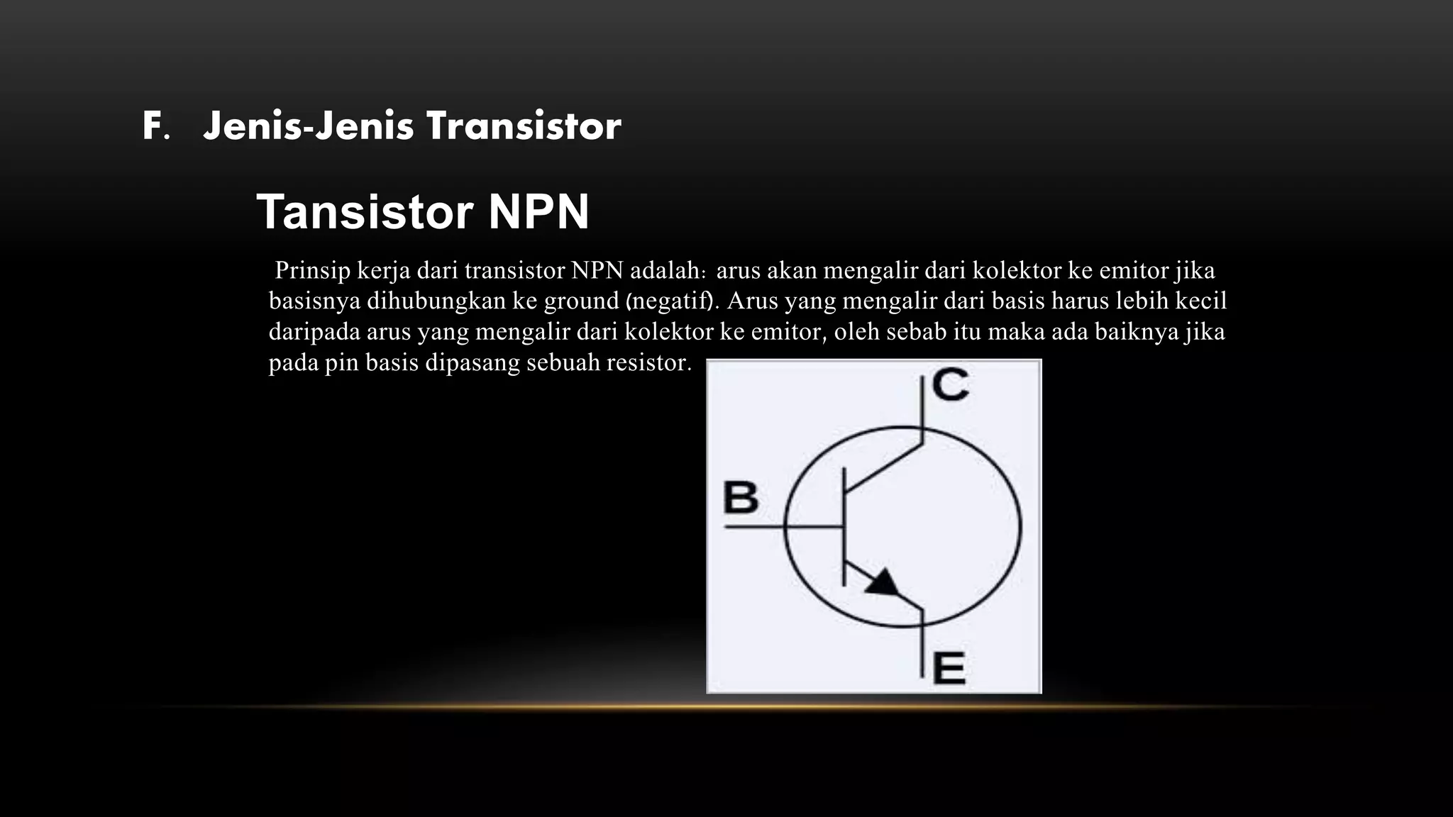 Karakteristik transistor | PPT