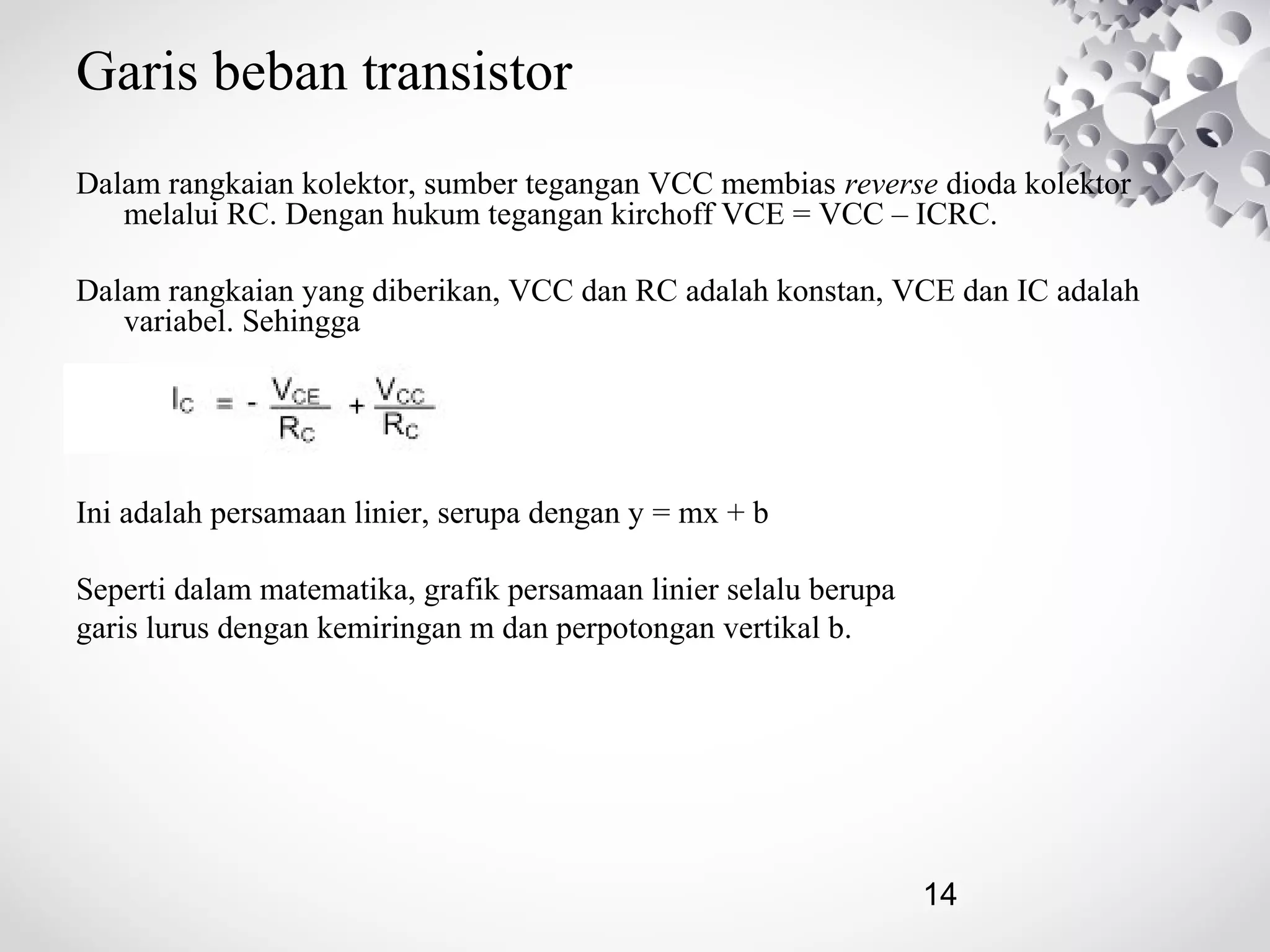 Karakteristik transistor | PPT