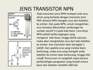 Karakteristik transistor | PPT