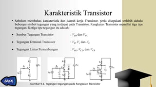 Karakteristik Transistor (Revisi) | PPTX
