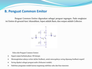 Karakteristik transistor | PPTX
