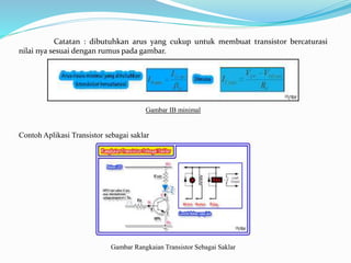 Karakteristik transistor | PPTX