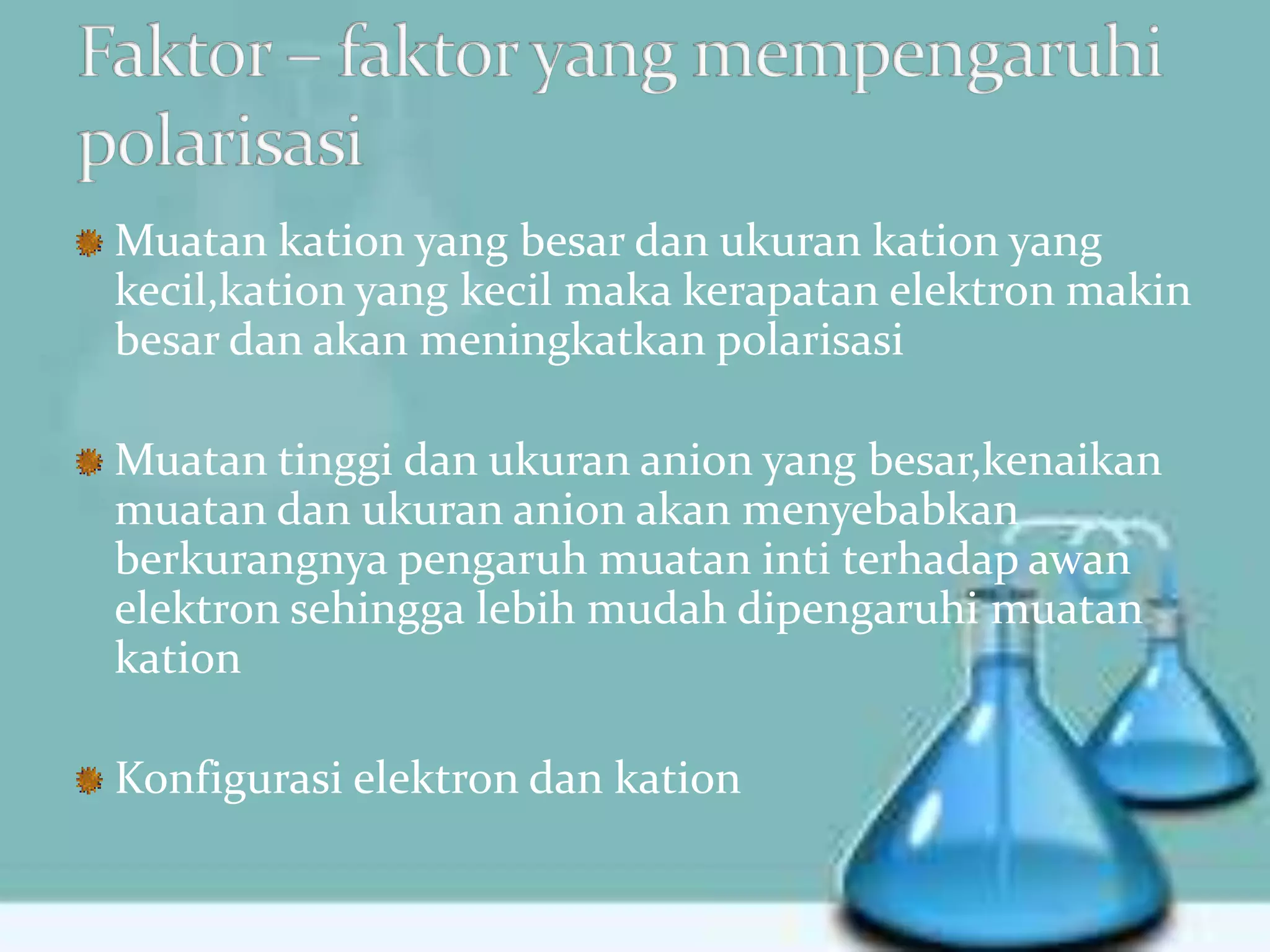 Karakter kovalen dalam ikatan ion | PPT