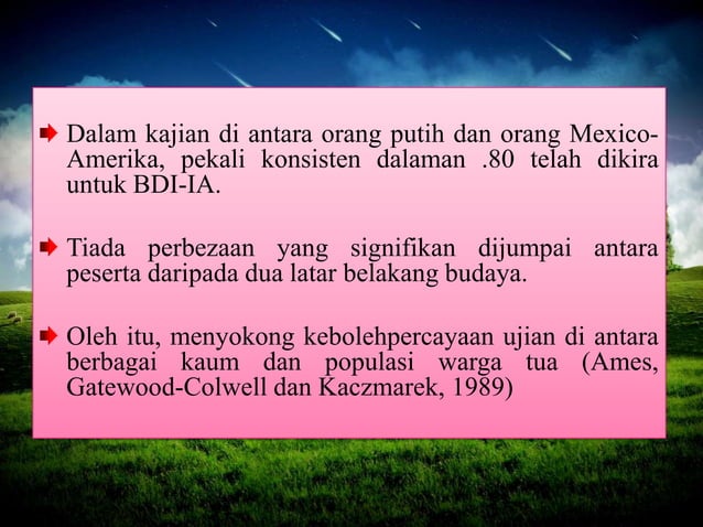 UJIAN PENGUKURAN : BECK DEPRESSION INVENTORY (BDI) | PPTX