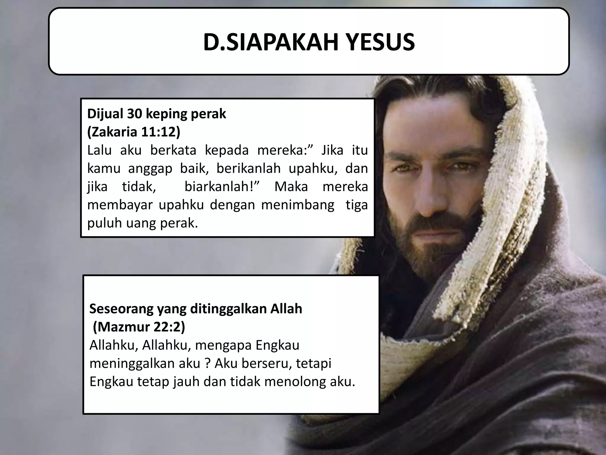 Karakter Yesus | PPTX