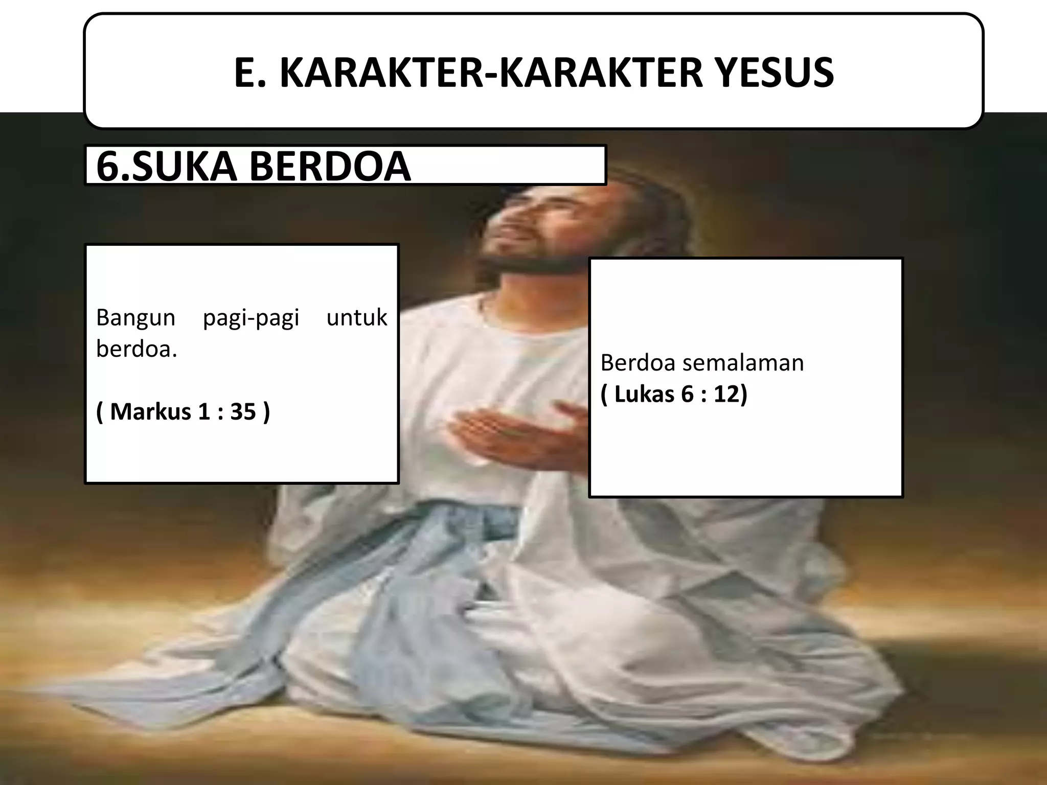 Karakter Yesus | PPTX
