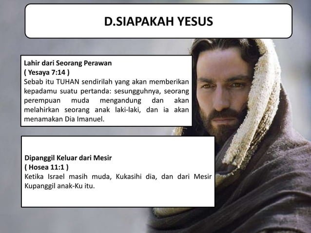 Karakter Yesus | PPT