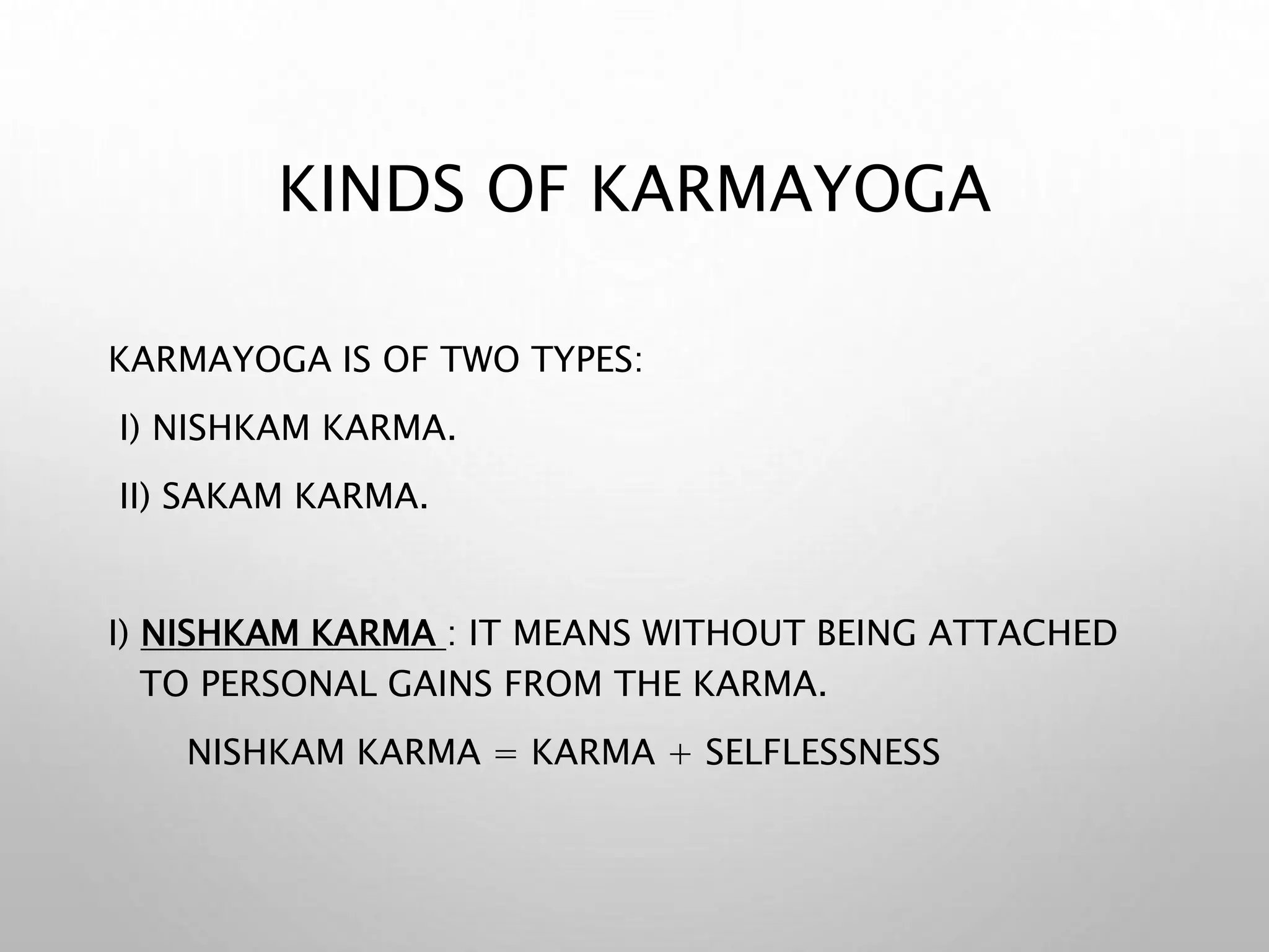 concept of Karma | PPTX