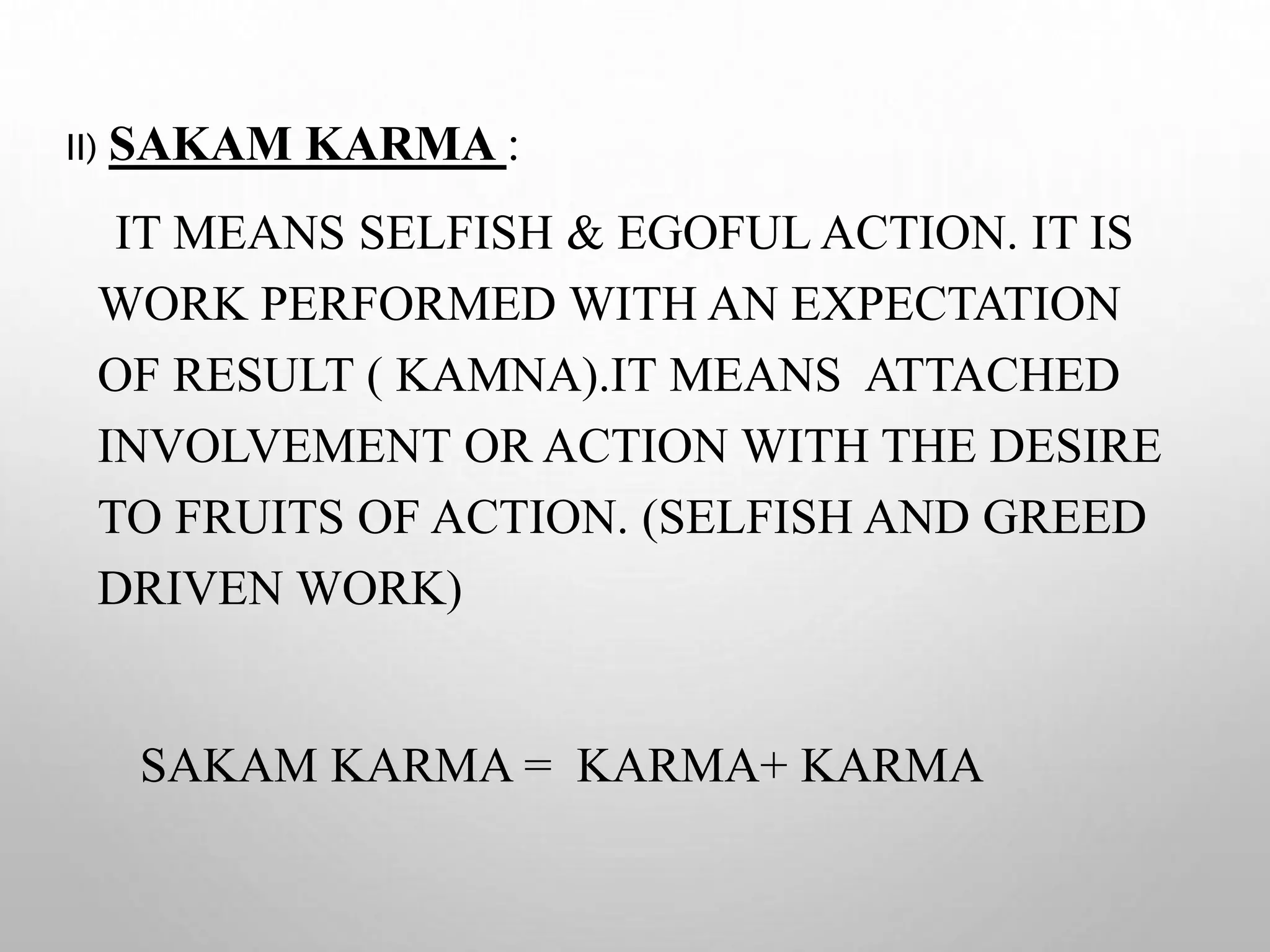 concept of Karma | PPTX