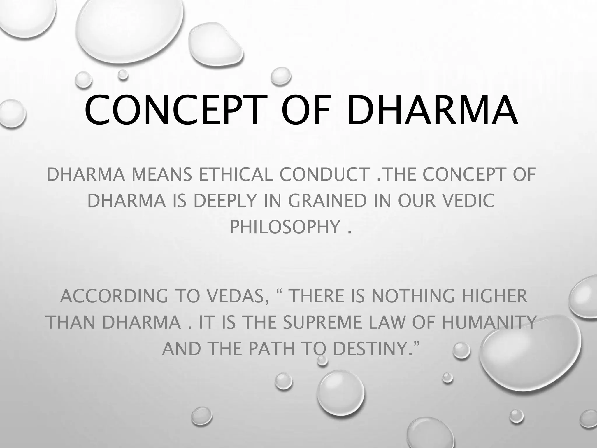 concept of Karma | PPTX