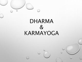 concept of Karma | PPTX