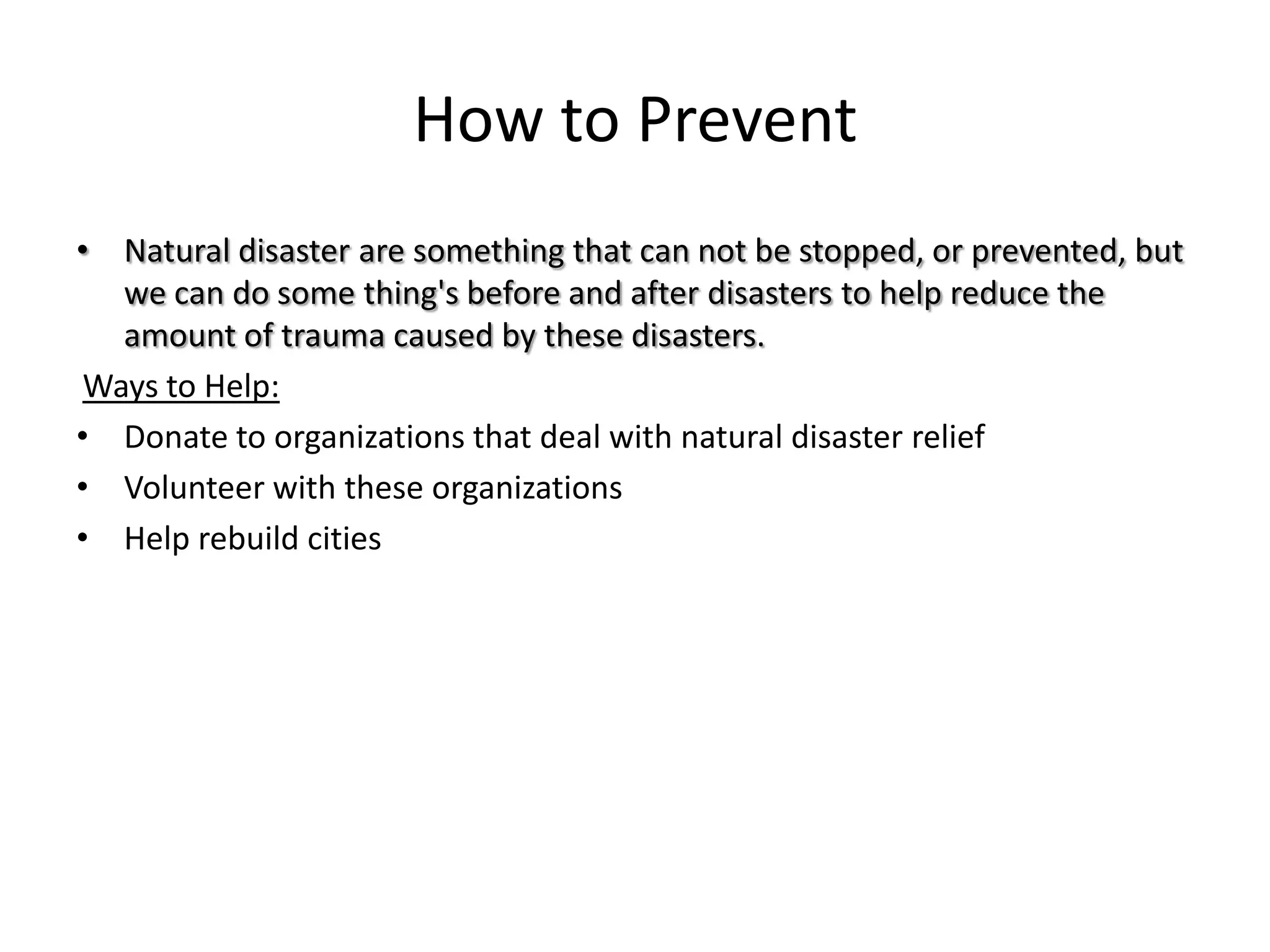 Natural disaster | PPTX