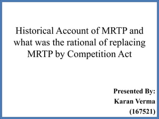 MRTP Act | PPTX