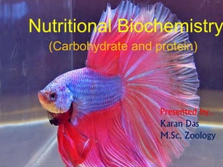 Nutritional Biochemistry | PPTX