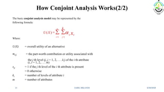 conjoint analysis | PPTX