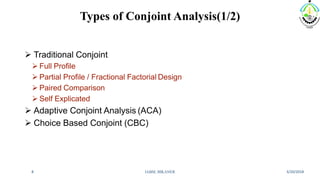 conjoint analysis | PPTX