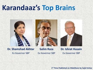 Top Brains of Karandaaz Pakistan | PPT