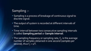 SAMPLING & RECONSTRUCTION OF DISCRETE TIME SIGNAL | PPTX