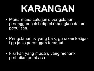Karangan 04 Penulisan Perenggan Isi | PPT