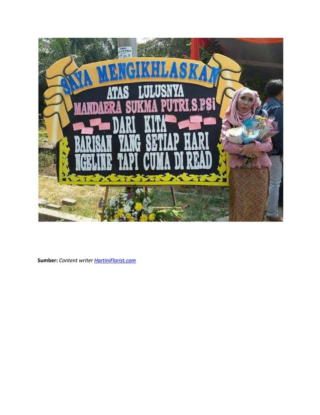 Karangan bunga papan ucapan auto ngakaks yang pernah dikirim seseorang ... Karangan bunga papan ucapan auto ngakaks yang pernah dikirim seseorang ...