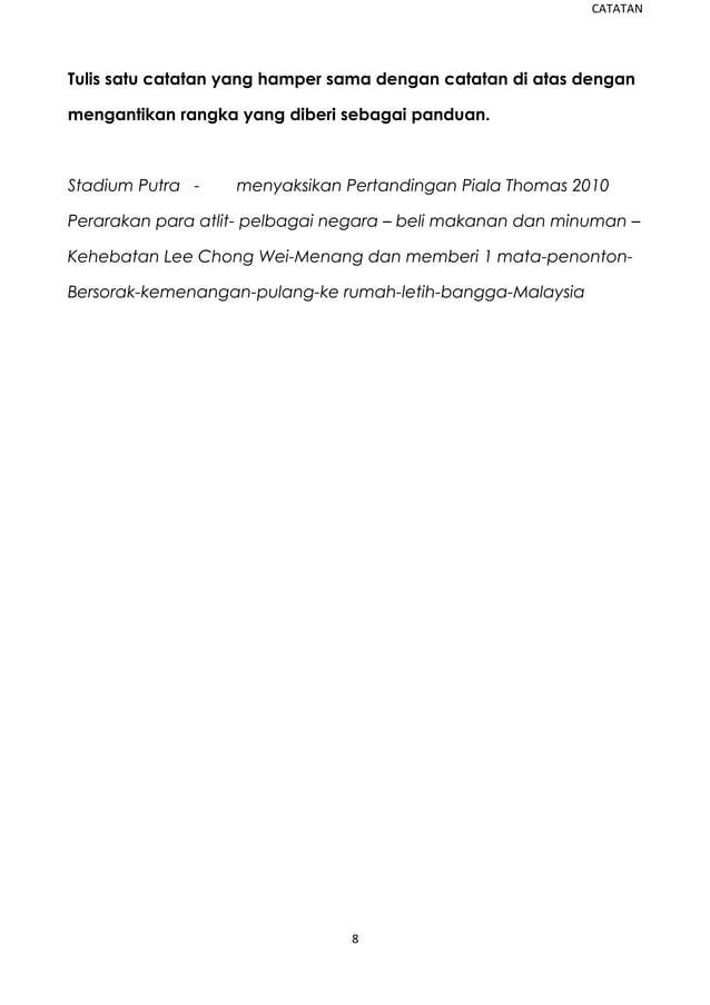Karangan catatan | PDF