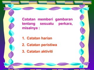 Karangan catatan 1 | PPT