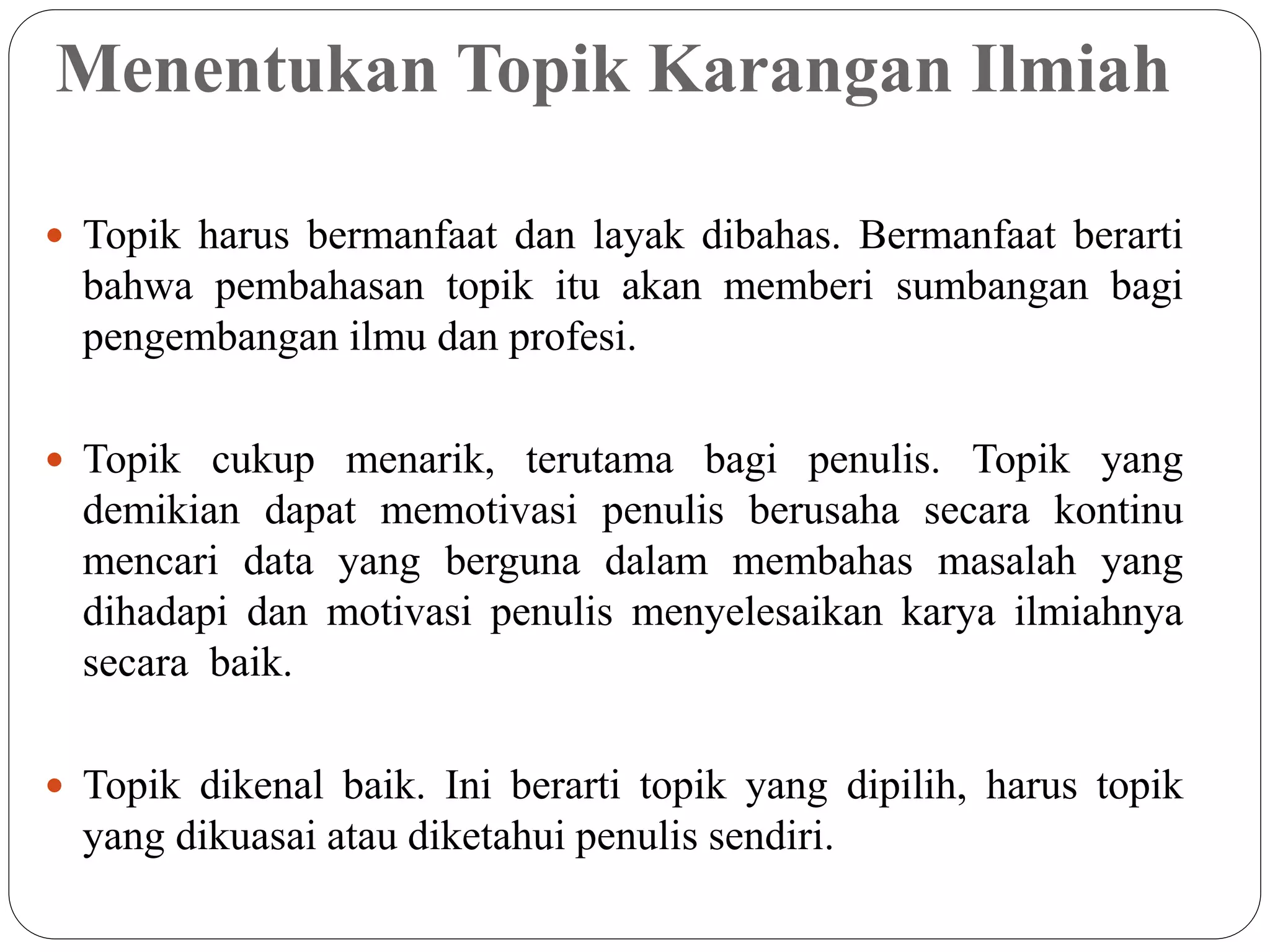 Karangan ilmiah | PPTX