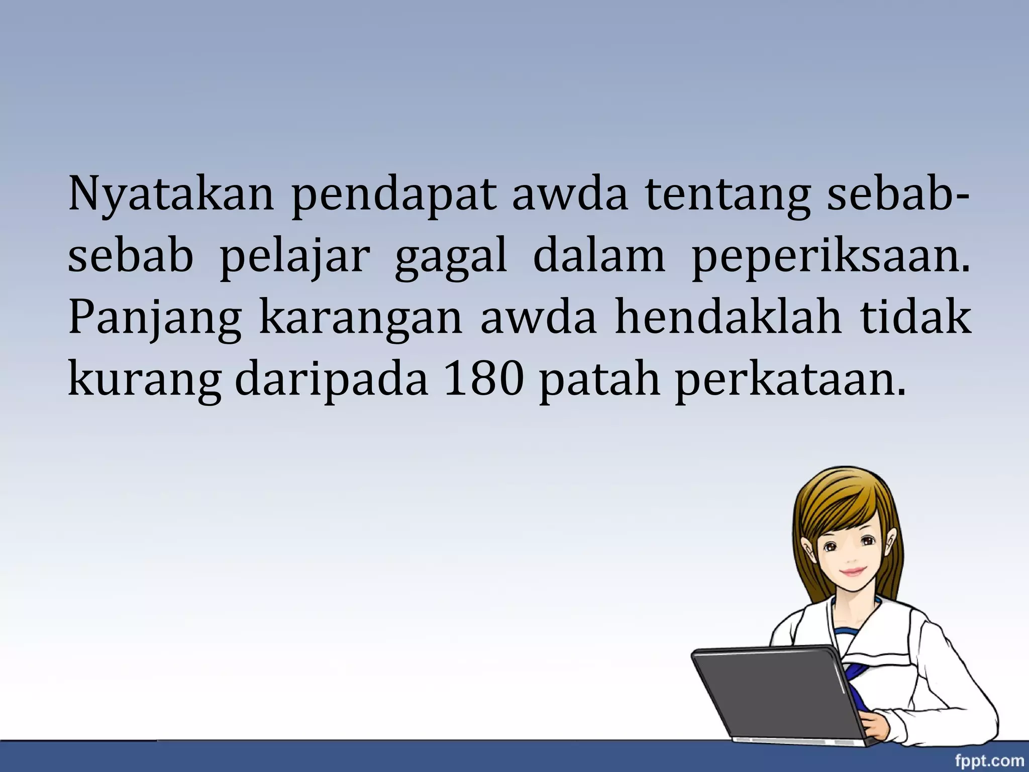 Karangan jenis pendapat | PPT