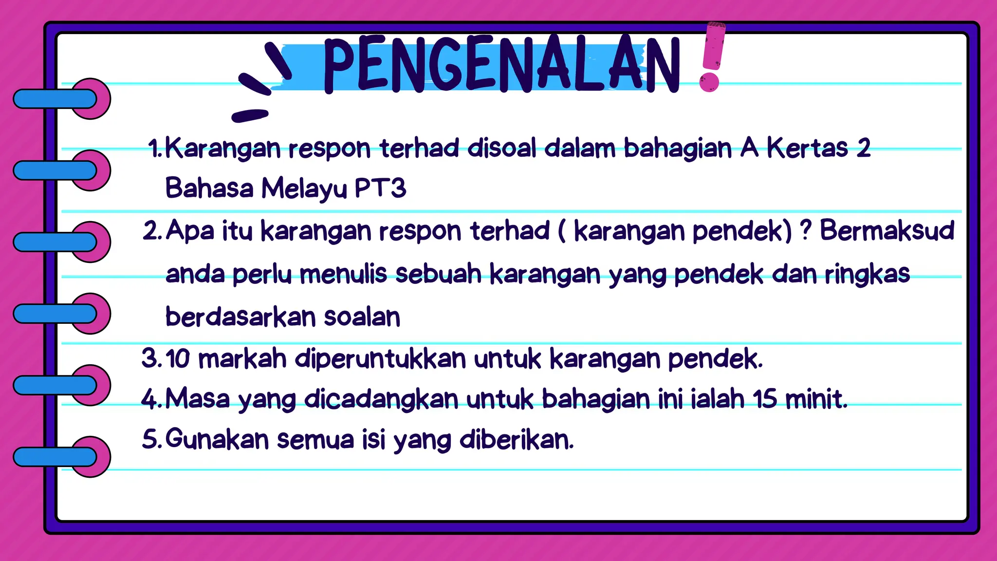 Karangan Respons Terhad untuk Menengah Rendah | PDF