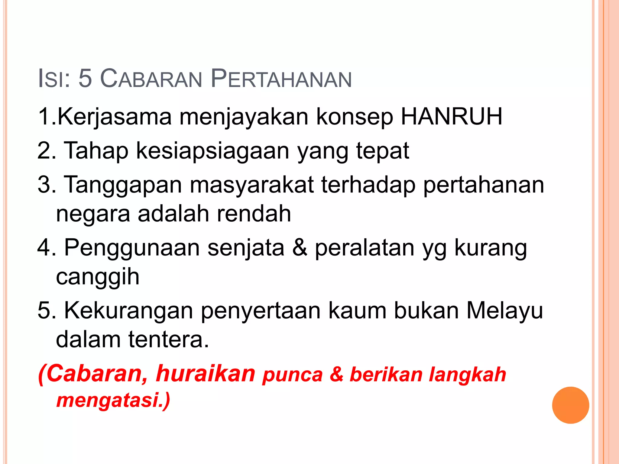 Karangan pertahanan awam | PPTX