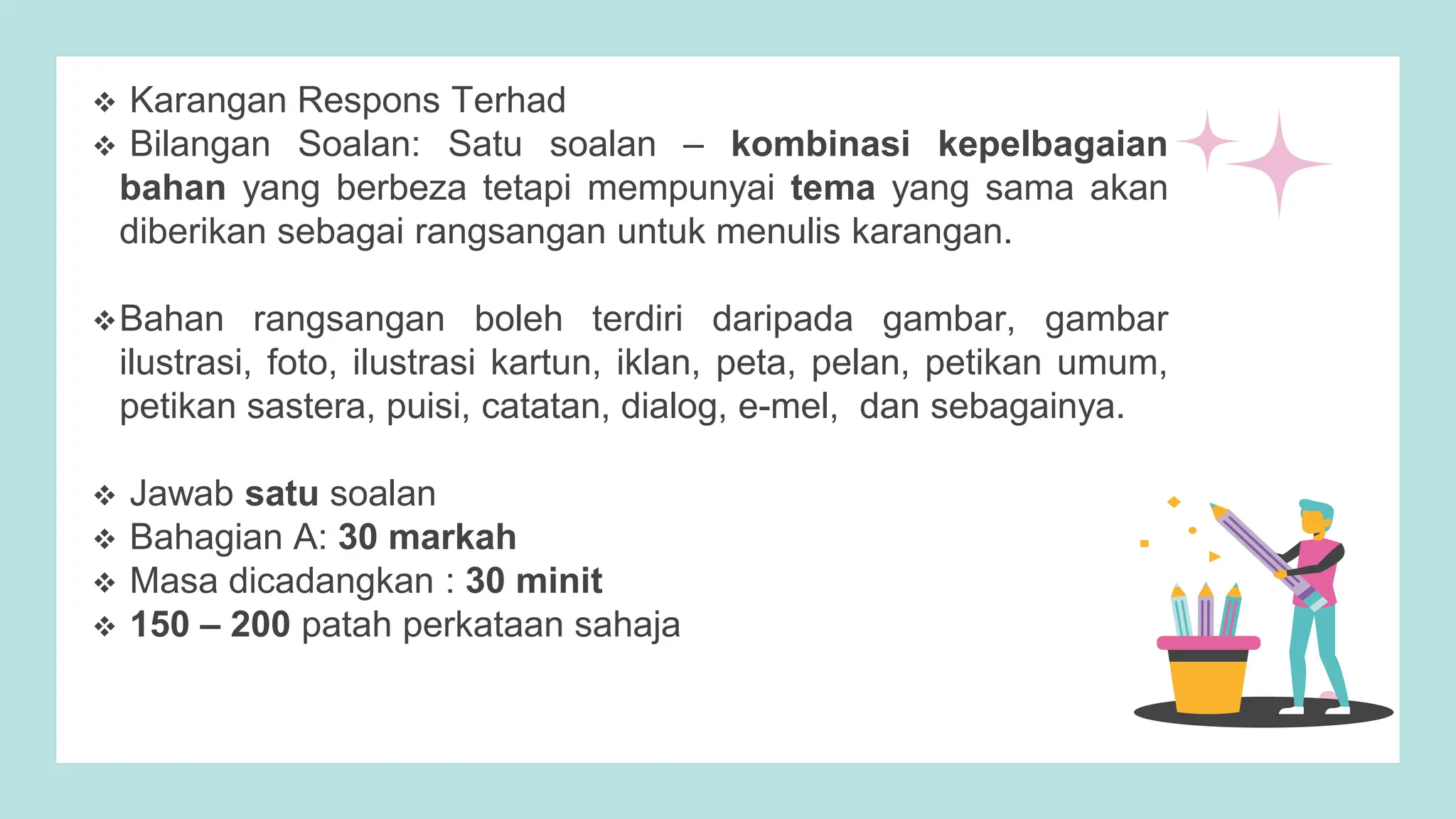 KARANGAN RESPONS TERHAD BAHASA MELAYU KERTAS 1 SPM | PPTX