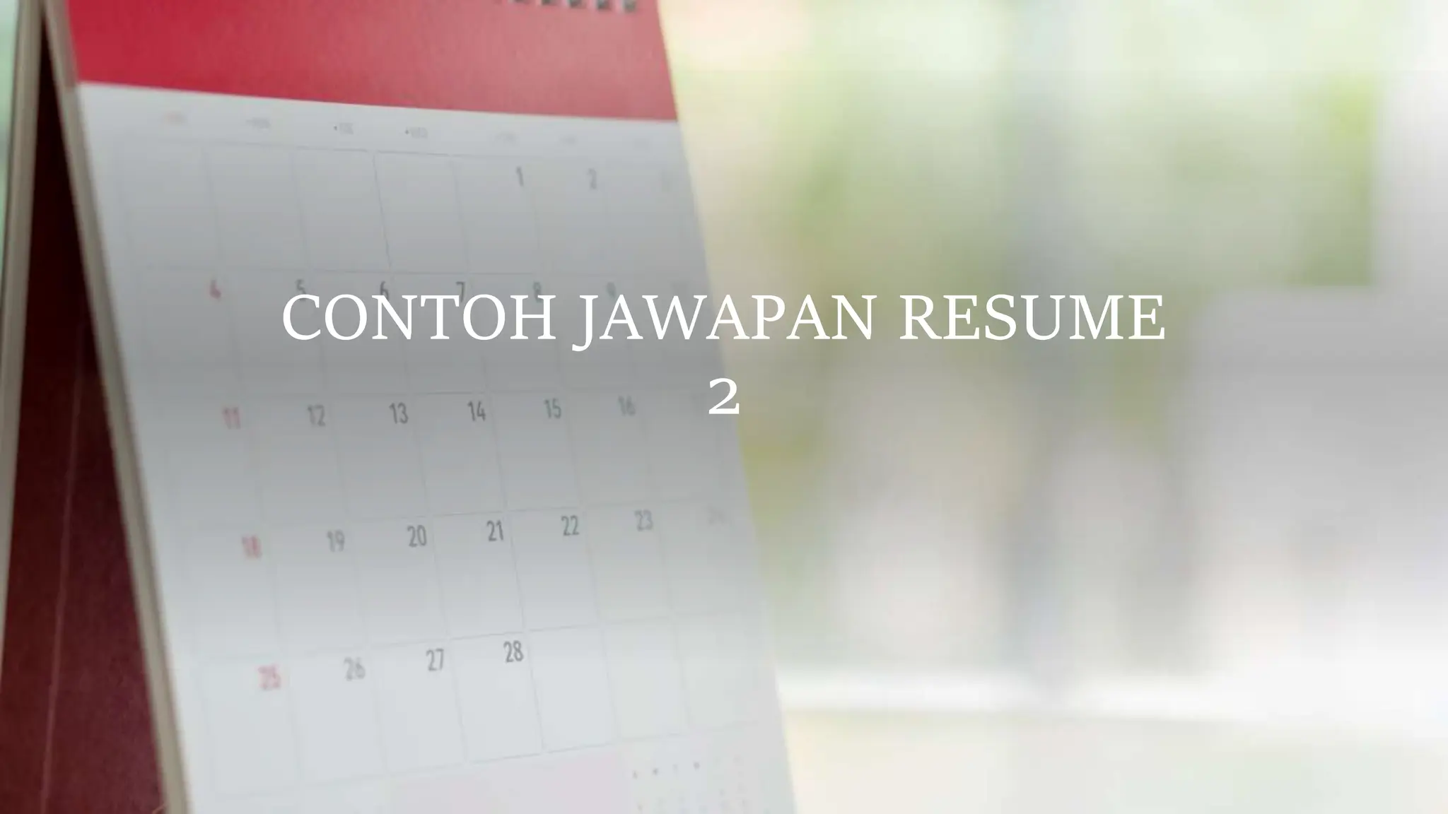 NOTA PANDUAN KARANGAN RESUME BAHAGIAN BAHASA MELAYU | PPT