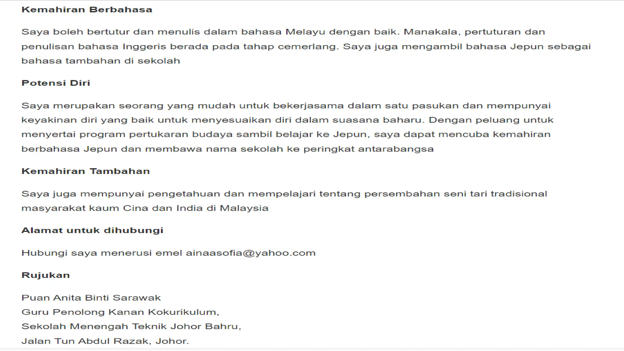 NOTA PANDUAN KARANGAN RESUME BAHAGIAN BAHASA MELAYU | PPT