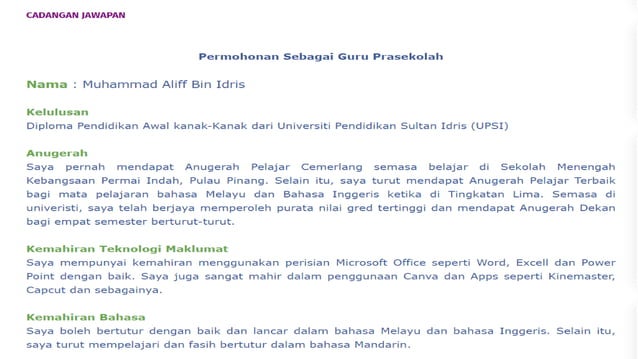 NOTA PANDUAN KARANGAN RESUME BAHAGIAN BAHASA MELAYU | PPT