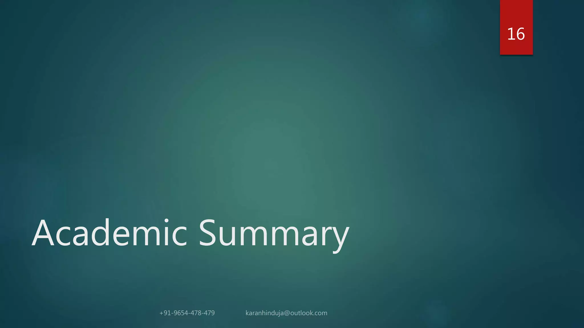 Karan hinduja digital portfolio | PPT