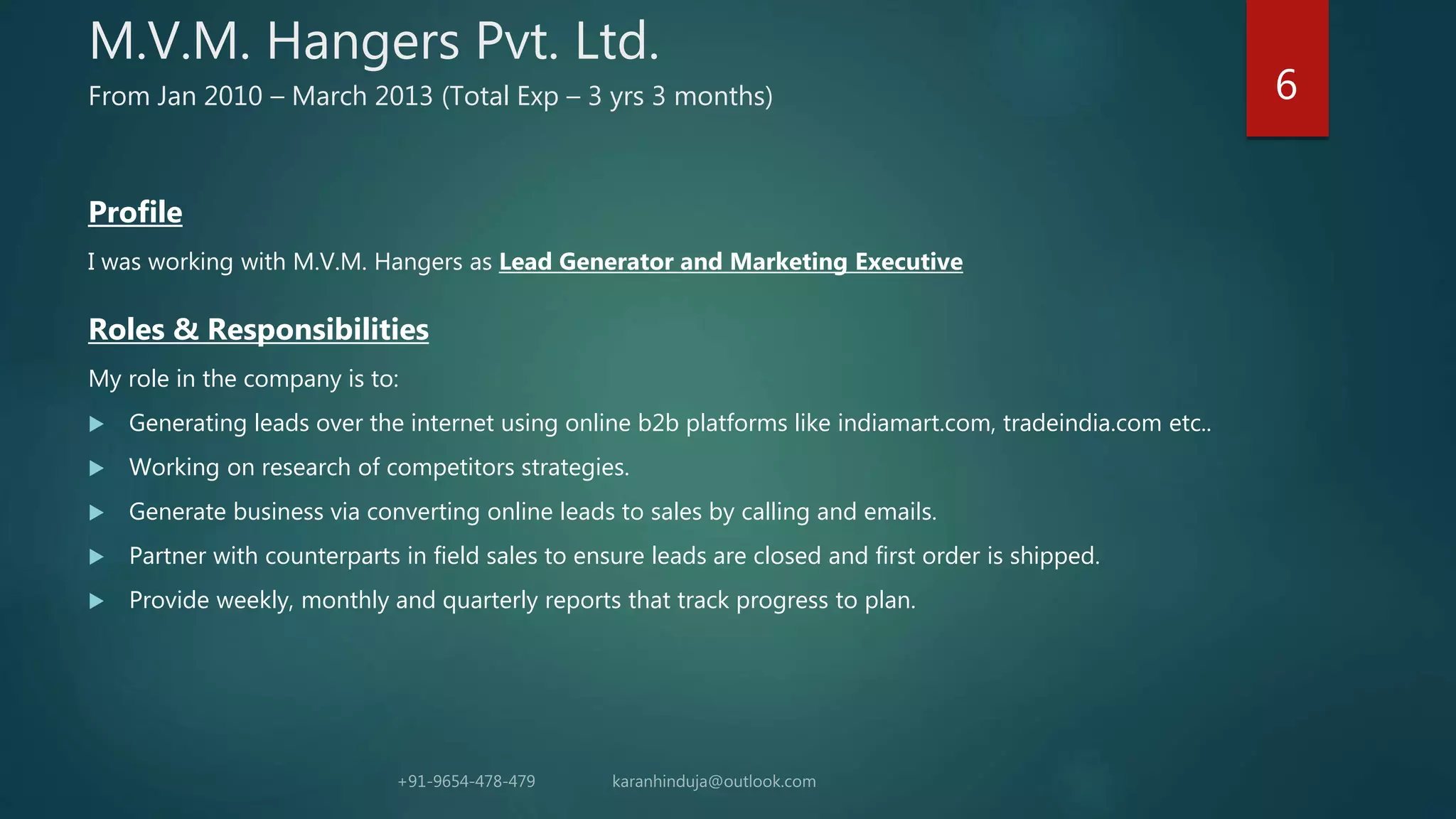 Karan hinduja digital portfolio | PPT