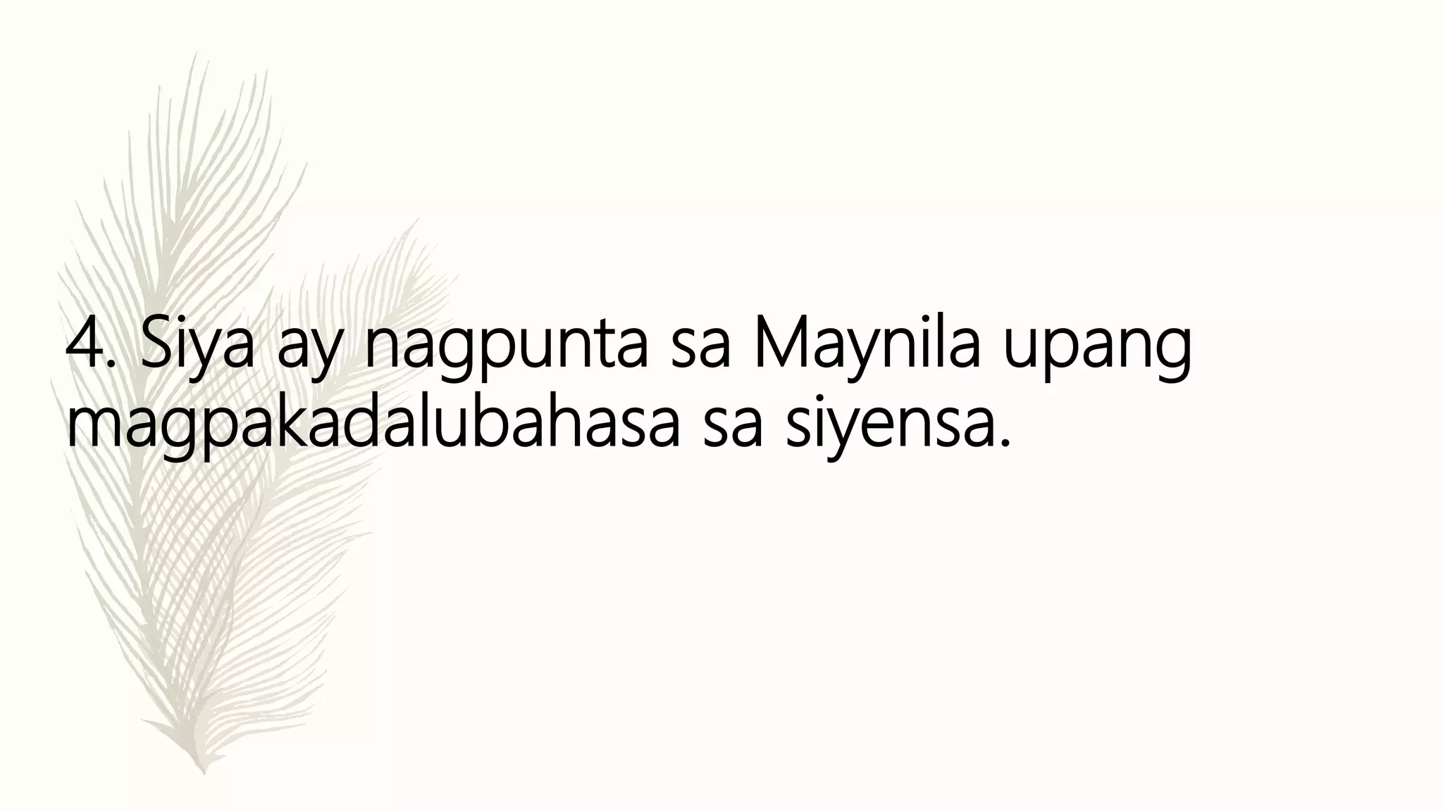 Karaniwan at di karaniwang pangungusap | PPTX