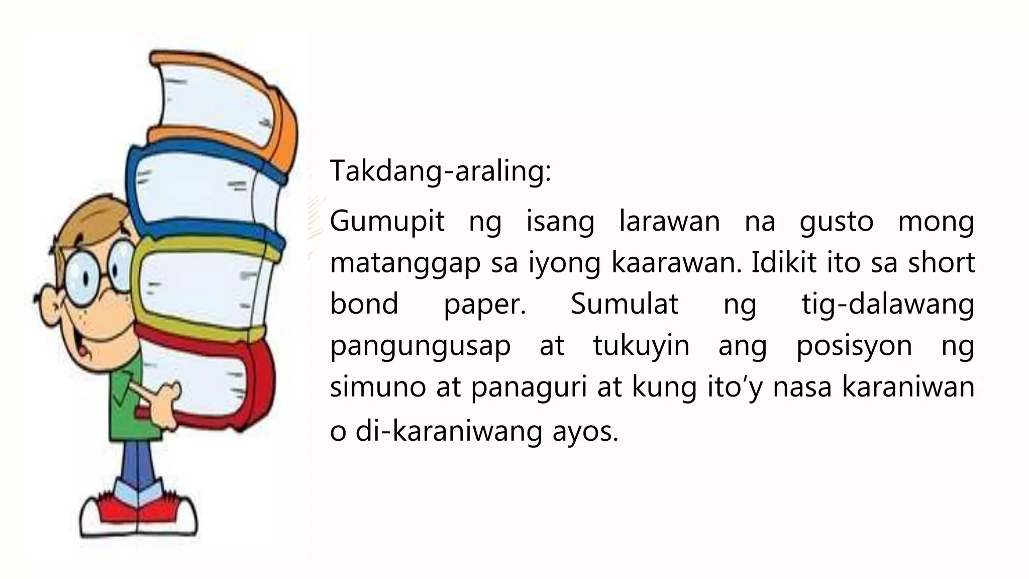 Karaniwan at di karaniwang pangungusap | PPTX