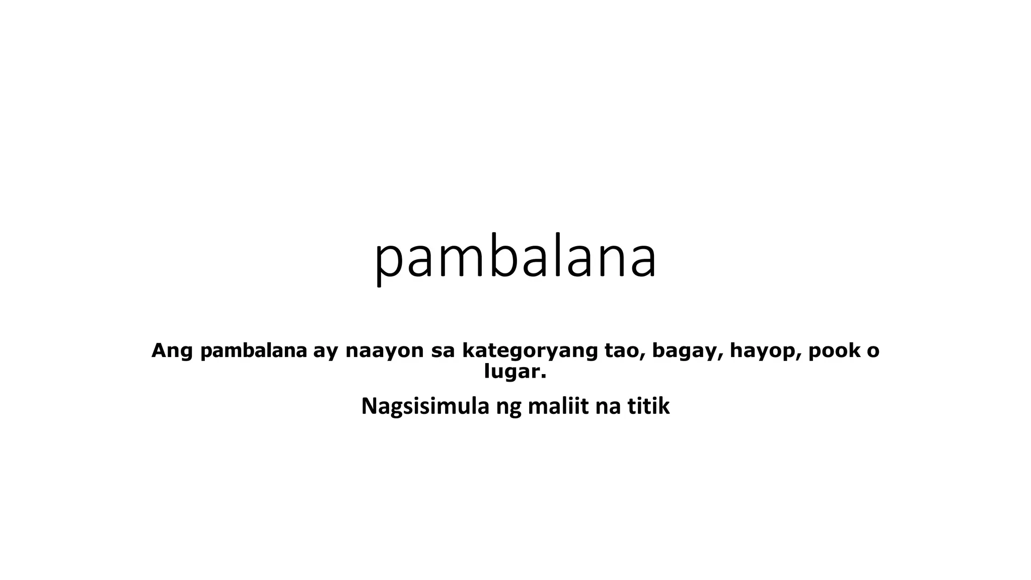 Karaniwang Ngalan filipino grade 2 33343-4-3 | PPT